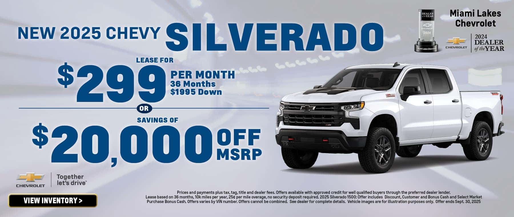 Current New Chevrolet Specials Offers | Miami Lakes Chevrolet