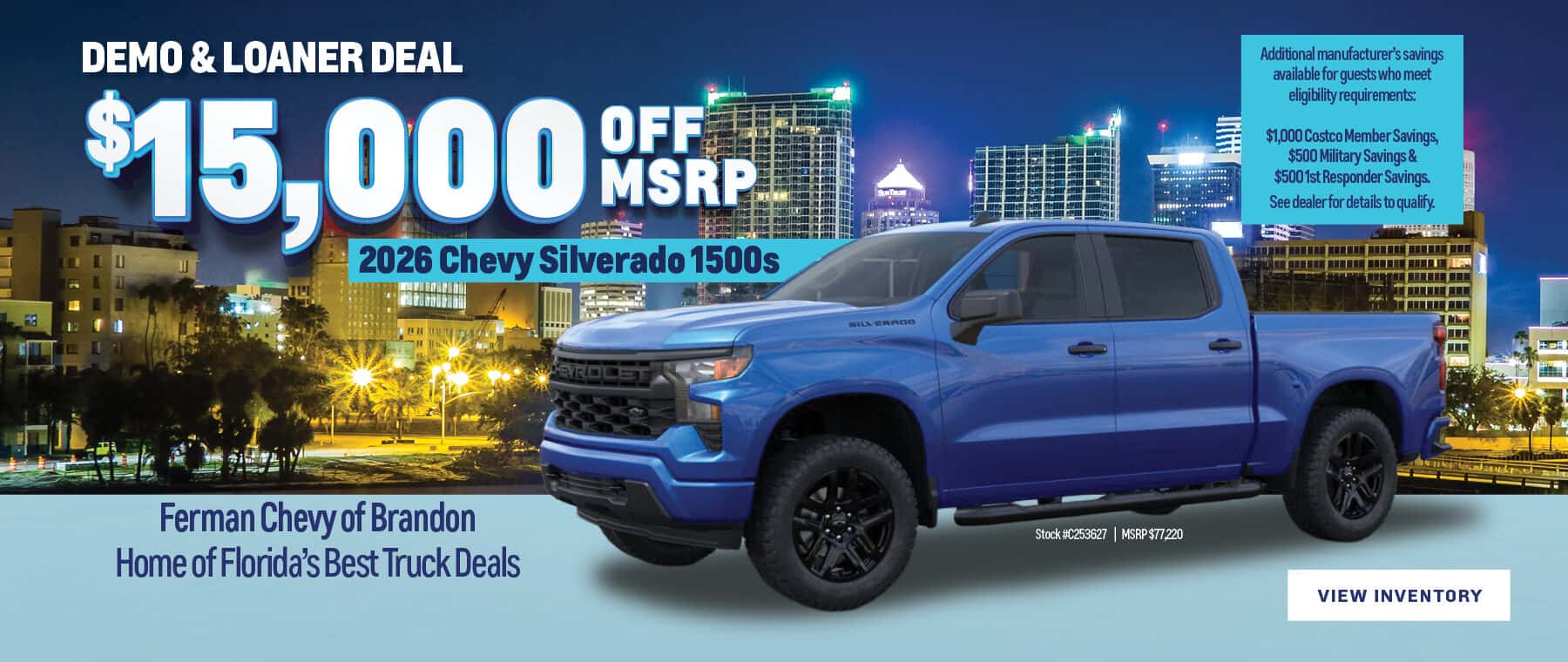 #1 Volume Chevy Dealer In Tampa | Ferman Chevrolet