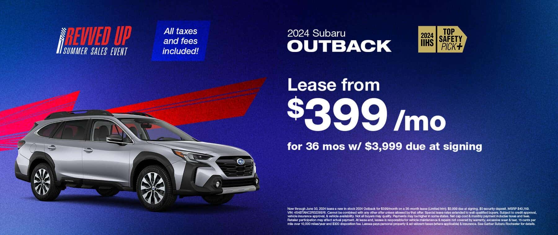 Lease A Subaru Outback