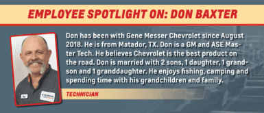 Employee Spotlight | Gene Messer Chevrolet