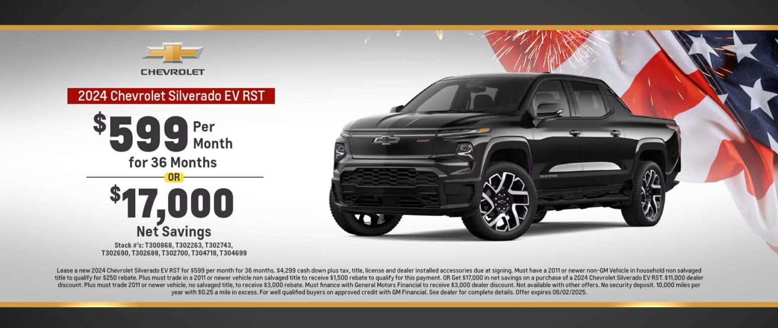 Chevrolet Specials | New Cars Near Me | Chevy Dealer Near Me