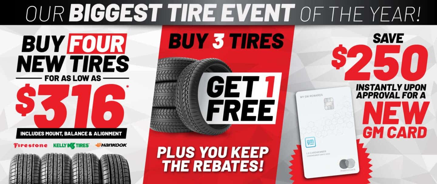 Tire Specials | Shottenkirk Chevrolet Buick GMC Fort Madison