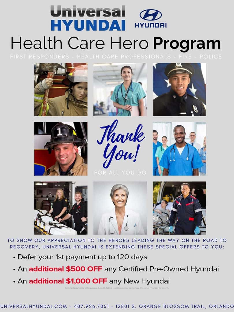 Health Care Hero | Universal Hyundai