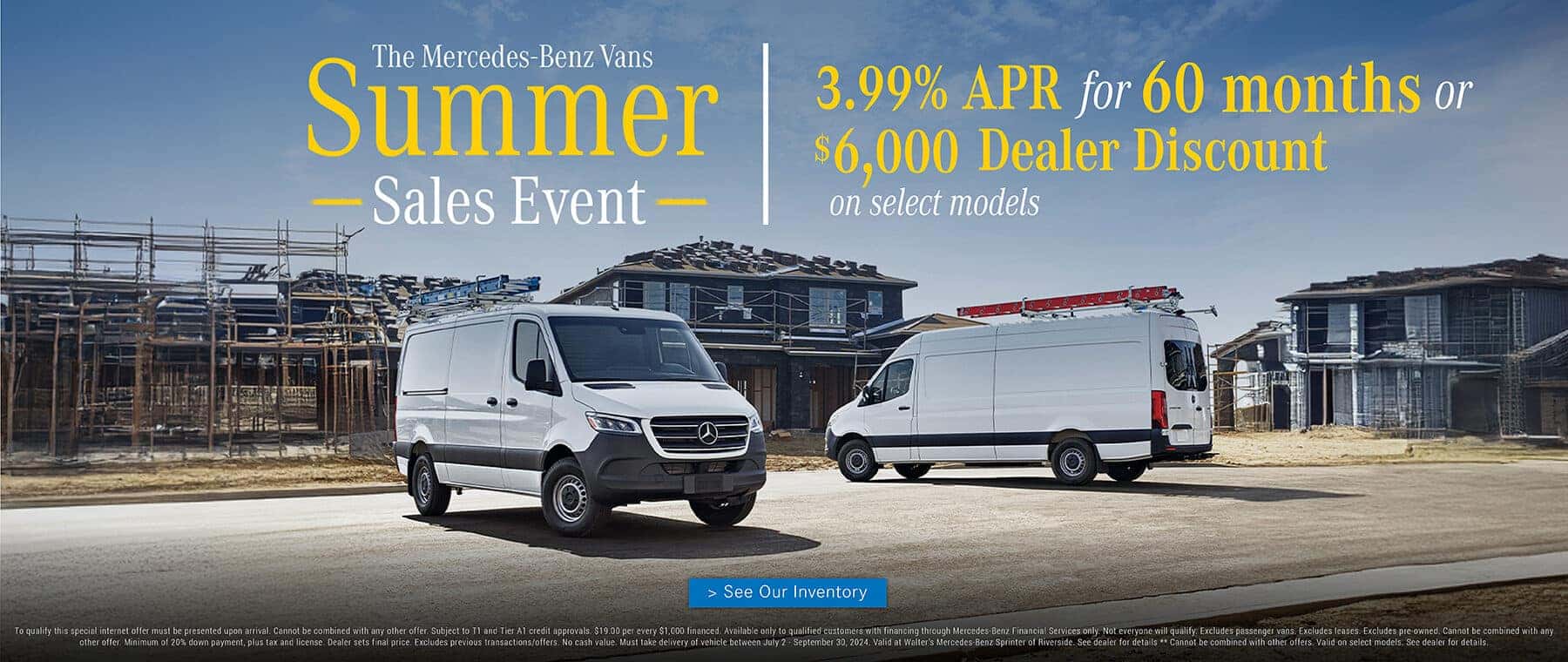 Sprinter Van Dealership in Riverside | Walter’s Mercedes-Benz Sprinter
