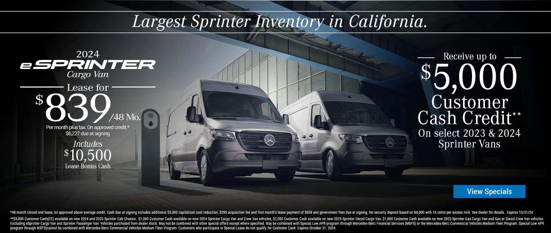 Sprinter Van Dealership in Riverside | Walter’s Mercedes-Benz Sprinter