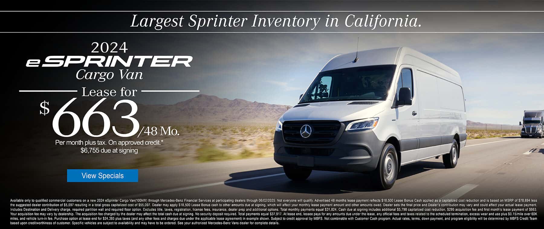 Sprinter Van Dealership in Riverside | Walter’s Mercedes-Benz Sprinter