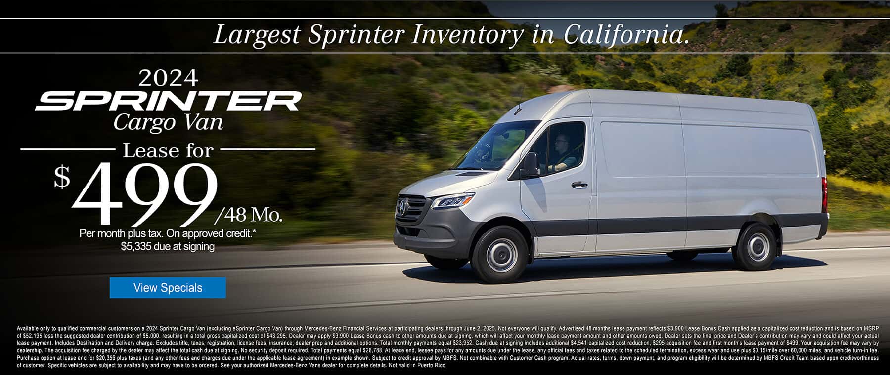 Sprinter Van Dealership in Riverside | Walter’s Mercedes-Benz Sprinter
